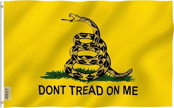 Don't Tread on Me Snake Gadsden Decal - American Die-Cut Decals