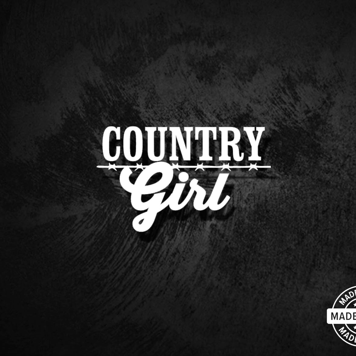 Country Girl Decal - American Die-Cut Decals