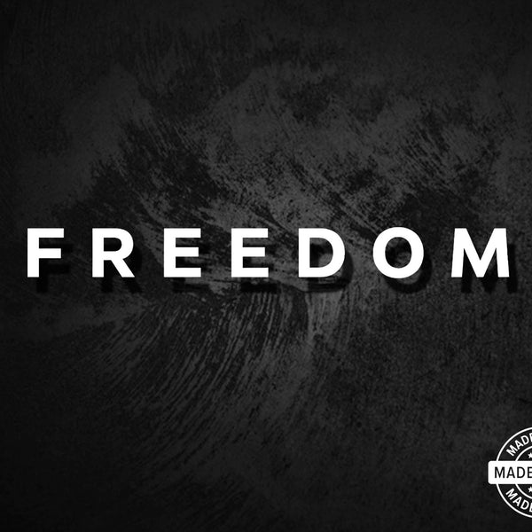 FREEDOM - Charlie Kirk, Turning Point USA Decal - American Die-Cut Decals