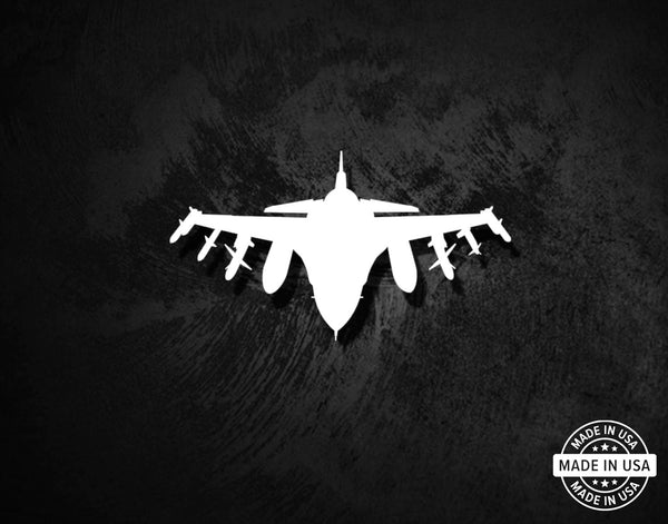 Fighter Jet Silhouette Decal - American Die-Cut Decals