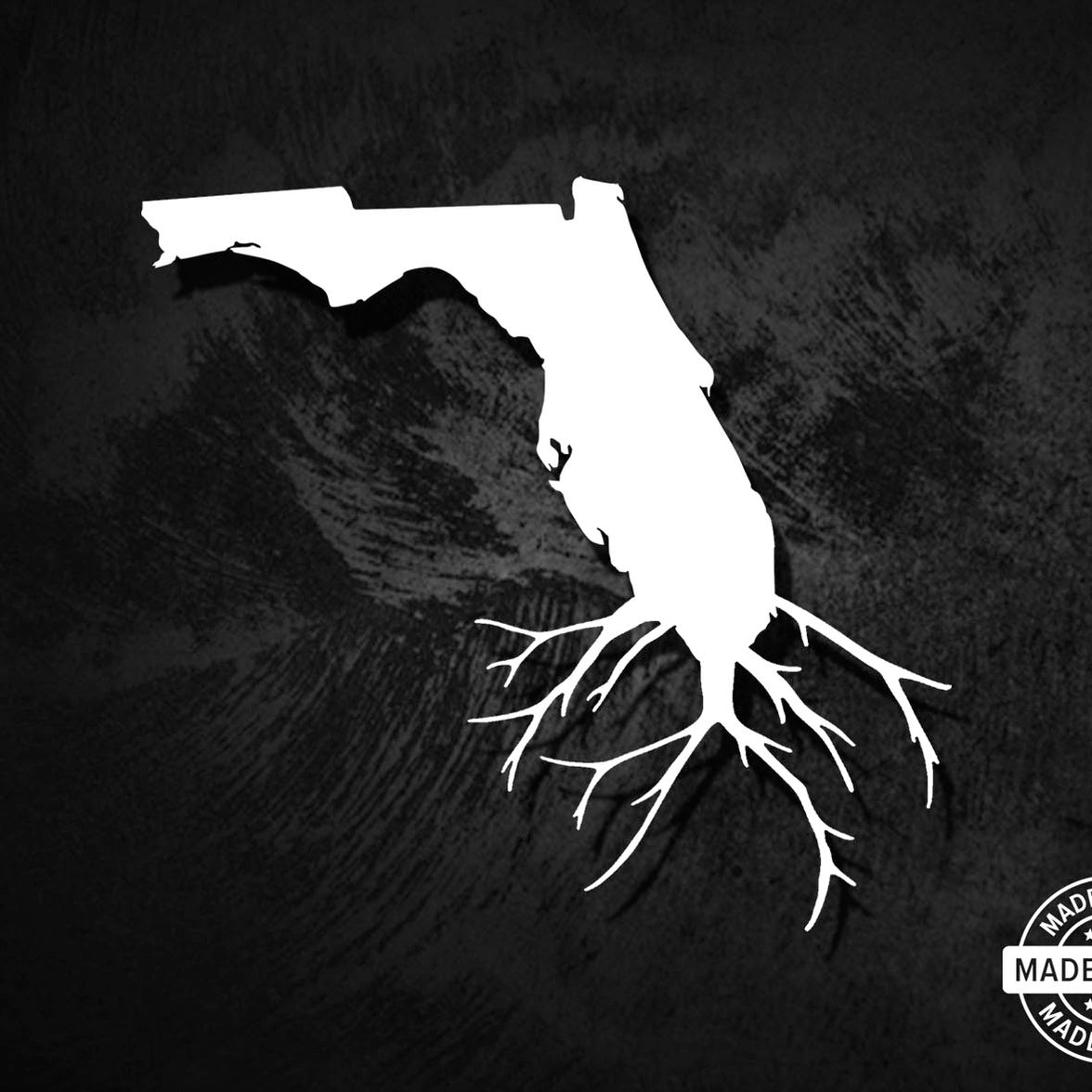 Florida State Roots Decal - American Die-Cut Decals