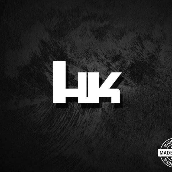 HK - Heckler & Koch Arms Decal - American Die-Cut Decals