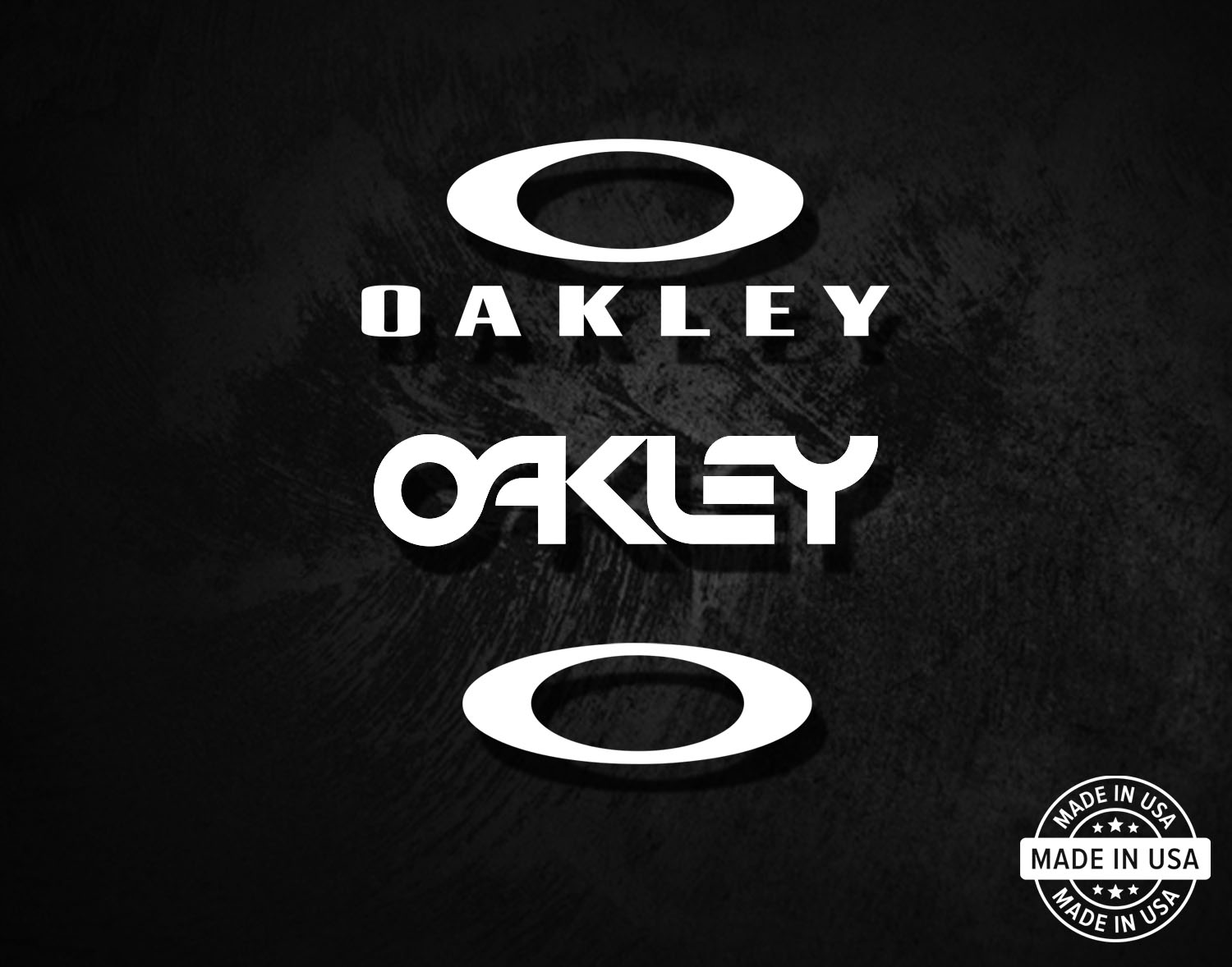 Oakley Logo 6 Pack Decals – American Die-Cut Decals
