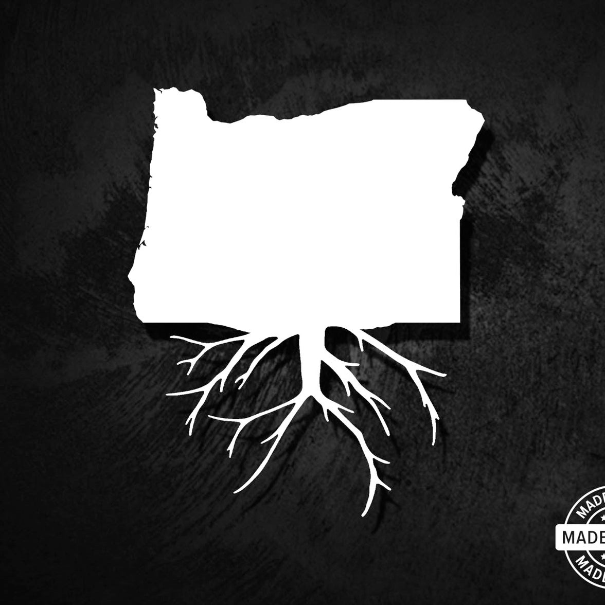 Oregon State Roots Decal - American Die-Cut Decals