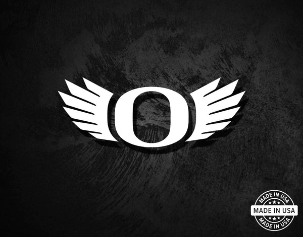 Oregon Ducks Wings Decal - American Die-Cut Decals