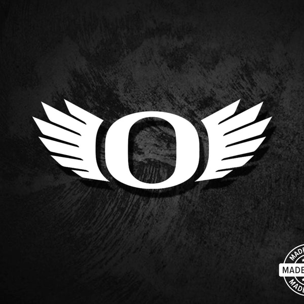 Oregon Ducks Wings Decal - American Die-Cut Decals
