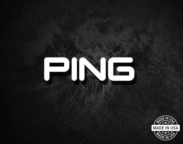 Ping Golf Decal - American Die-Cut Decals