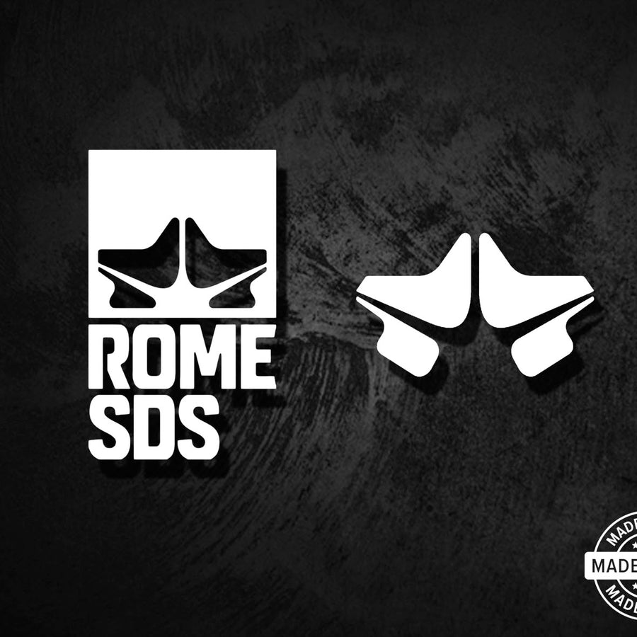 Rome SDS Snowboards 4 Pack Decals - American Die-Cut Decals
