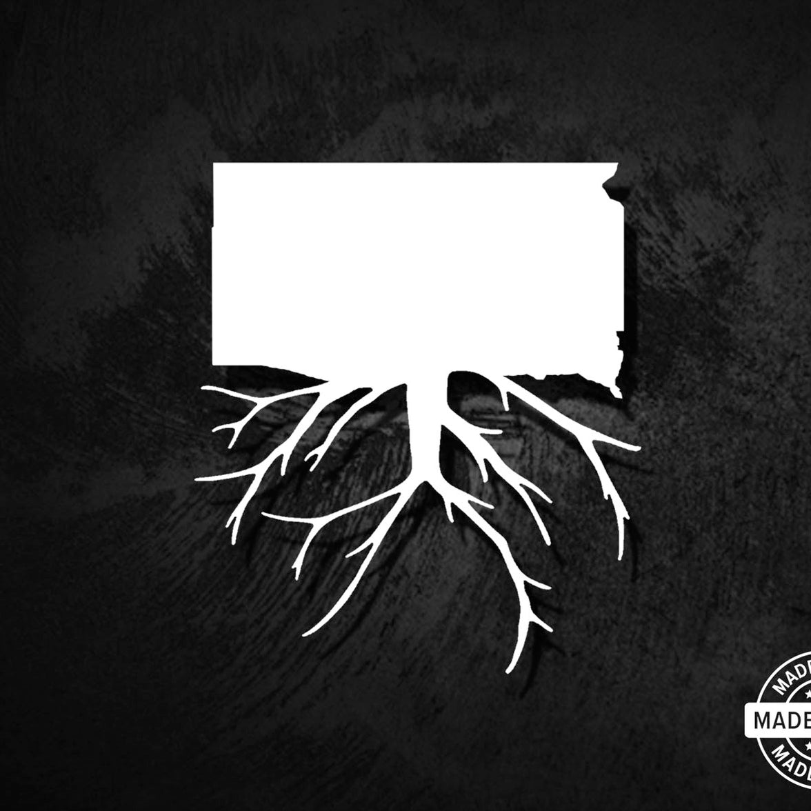 South Dakota State Roots Decal - American Die-Cut Decals