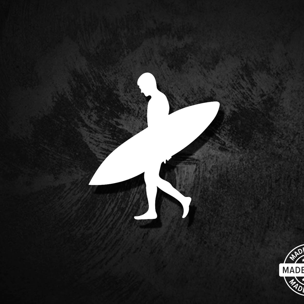 Surfer Decal - American Die-Cut Decals