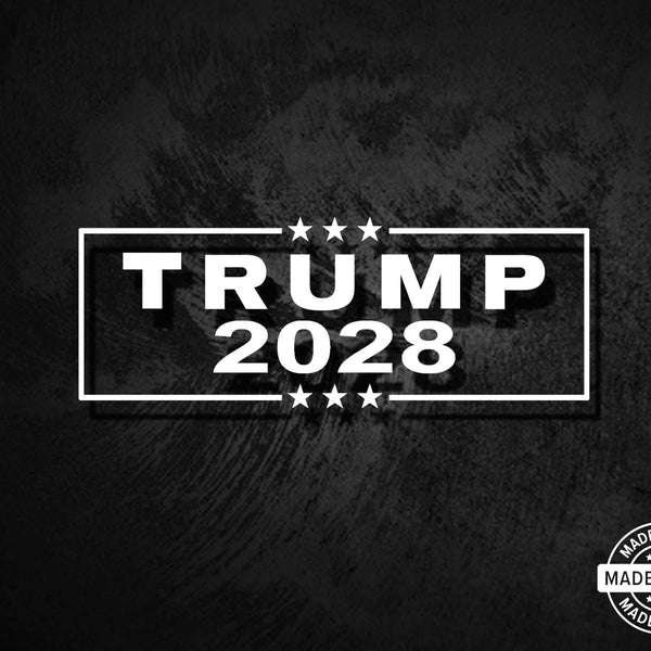 Trump 2028 Decal - American Die-Cut Decals