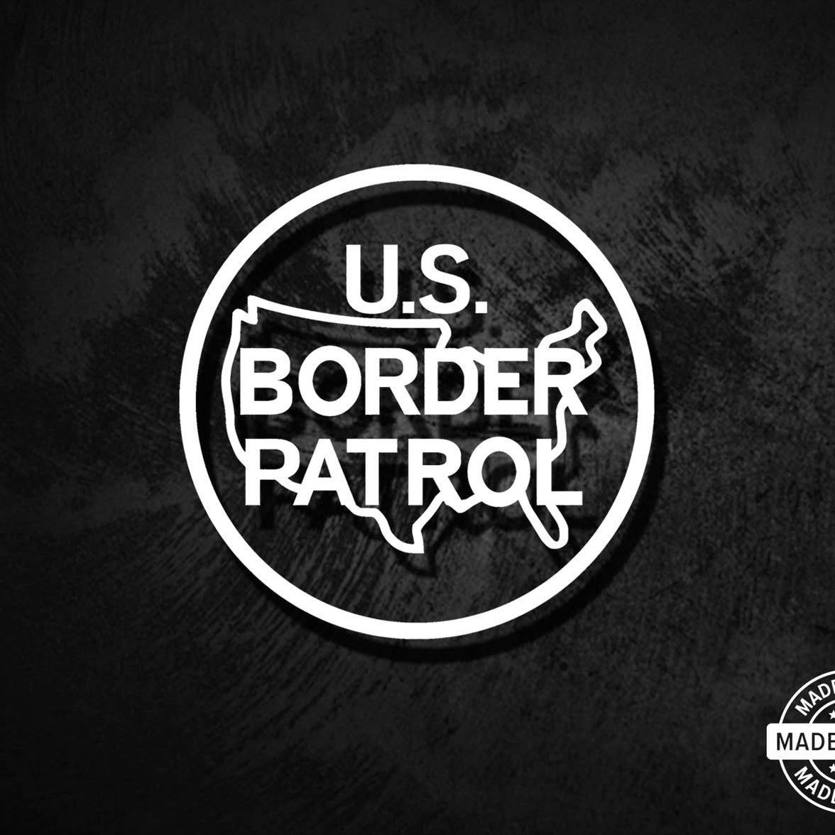 U.S. Border Patrol Decal - American Die-Cut Decals