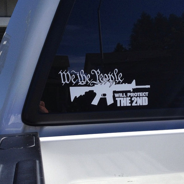 "We The People" 2A Decal - American Die-Cut Decals