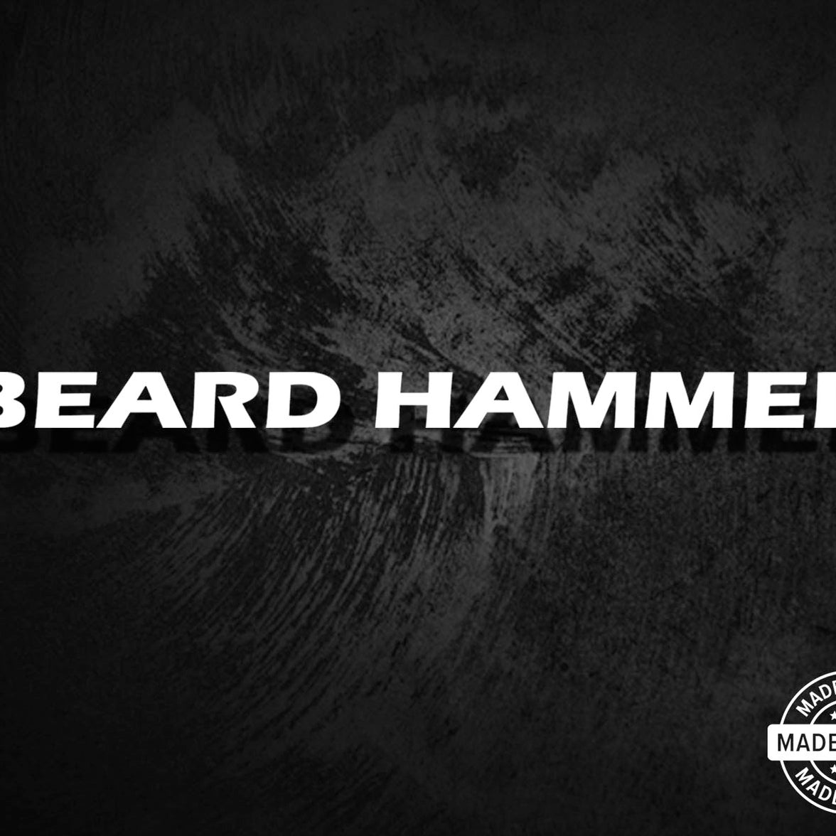 Beard Hammer - Shotgun Barrel Decal - American Die-Cut Decals