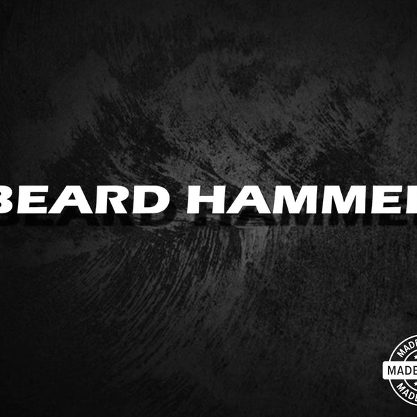 Beard Hammer - Shotgun Barrel Decal - American Die-Cut Decals