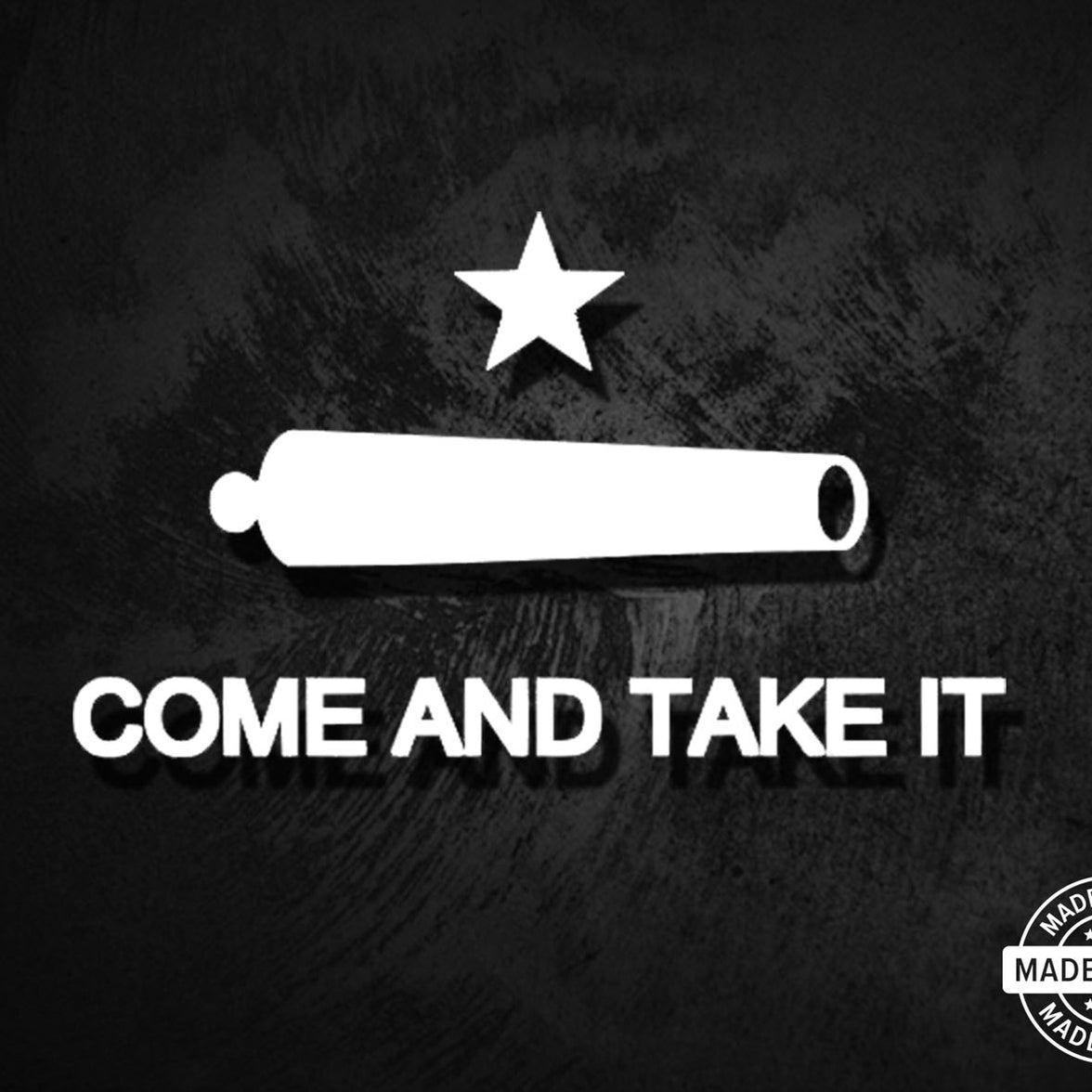 Come Take It Cannon Decal - American Die-Cut Decals