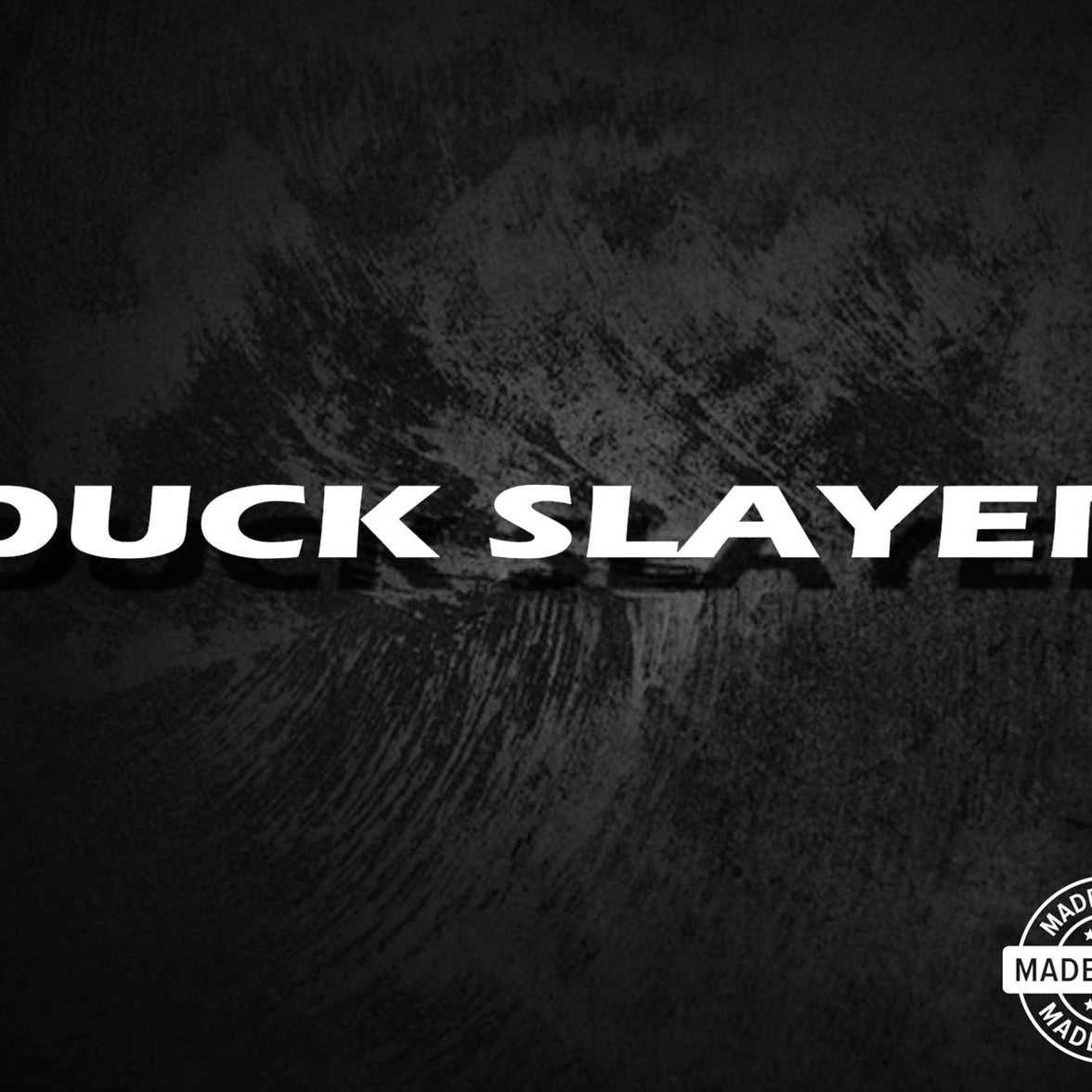 Duck Slayer - Shotgun Barrel Decal - American Die-Cut Decals