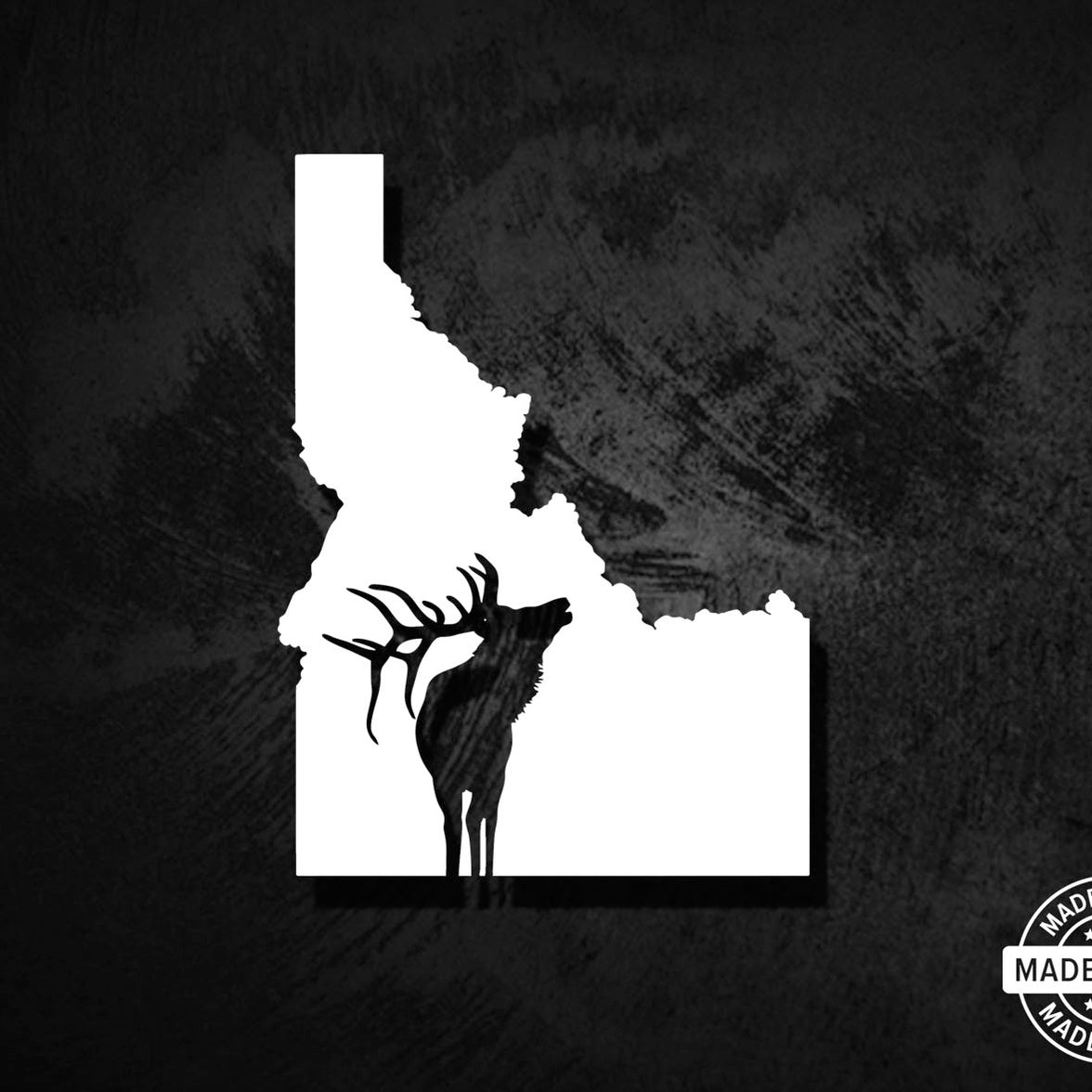 Idaho State Elk Decal - American Die-Cut Decals