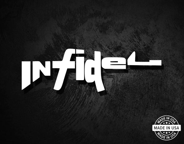 Infidel Gun Decal - American Die-Cut Decals