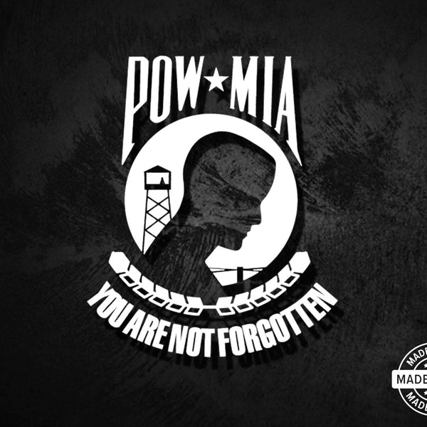 POW MIA Decal - American Die-Cut Decals
