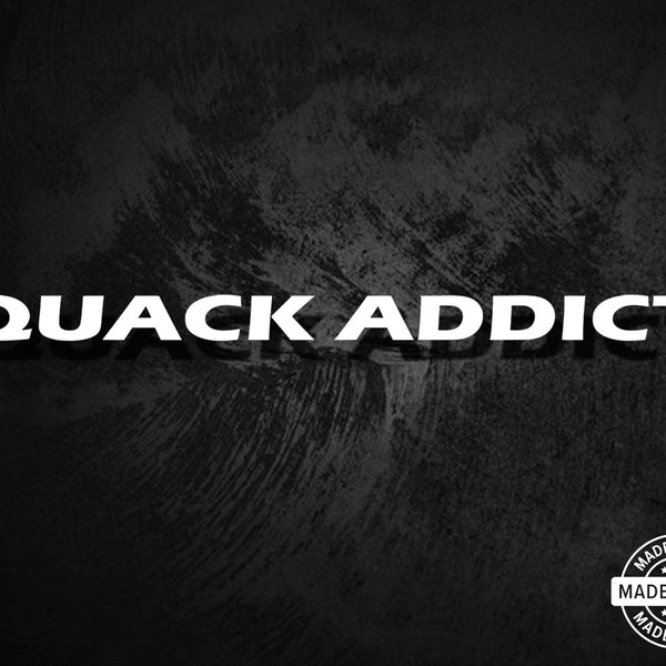 Quack Addict - Shotgun Barrel Decal - American Die-Cut Decals