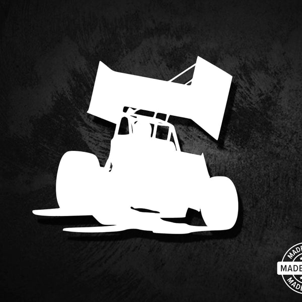 Sprint Car Racing Decal - American Die-Cut Decals
