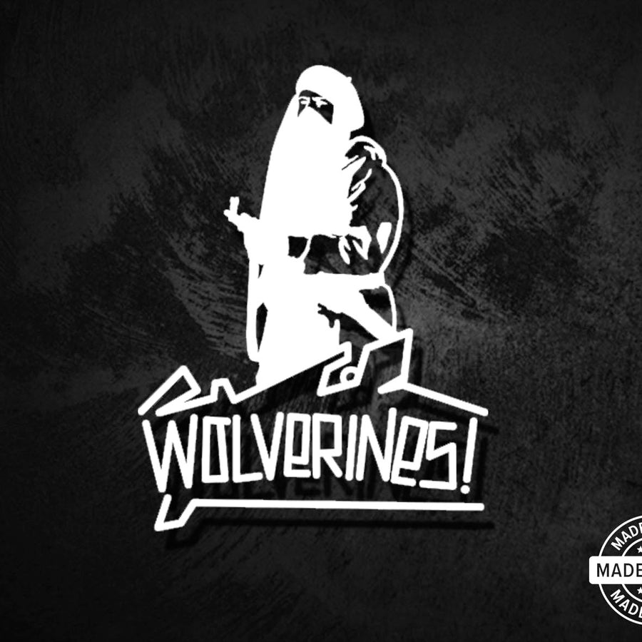 Wolverines Graffiti (Red Dawn) Decal - American Die-Cut Decals